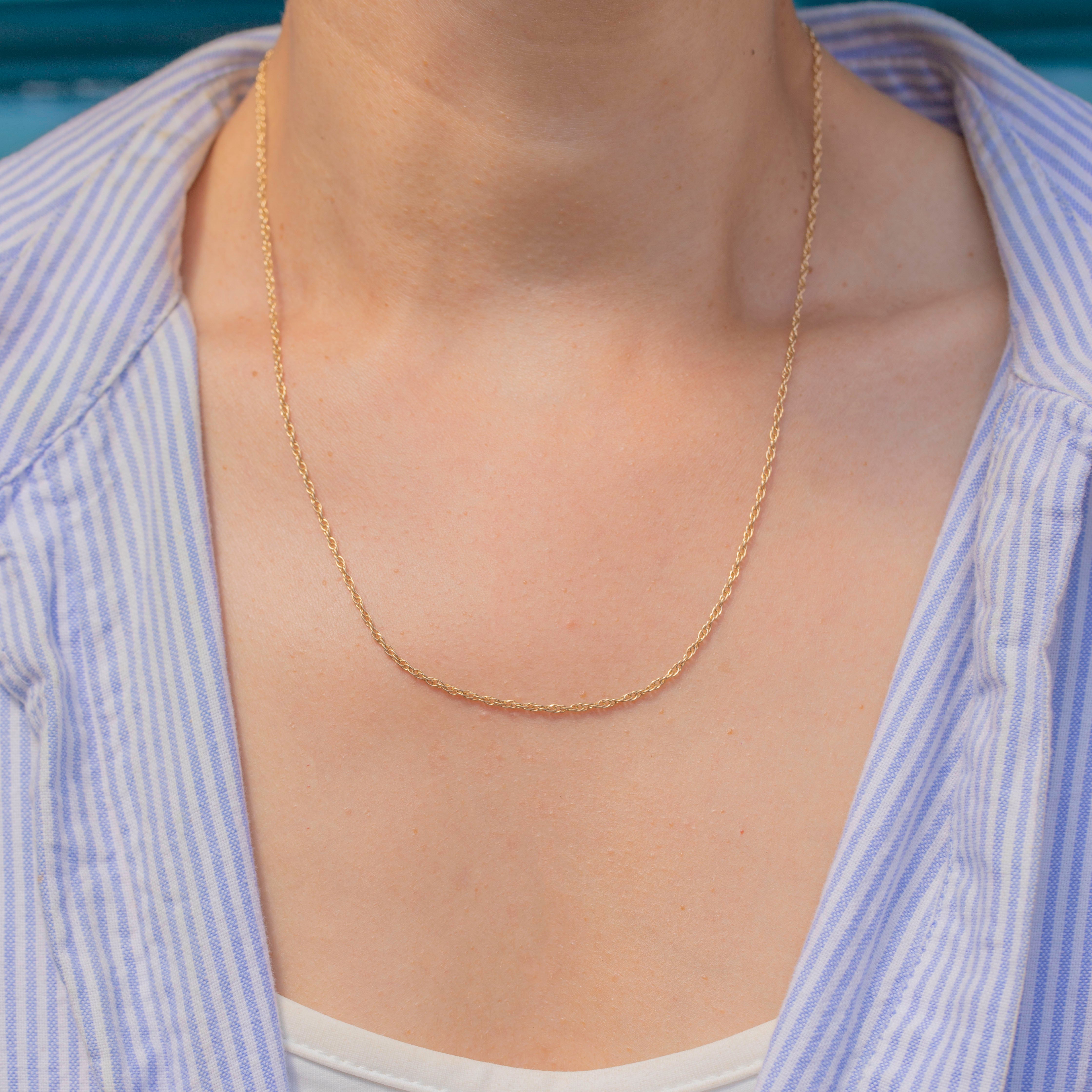 18" 9ct Gold Prince of Wales Chain