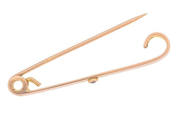 Antique 9ct Rose Gold Diamond Stock Pin – Lillicoco