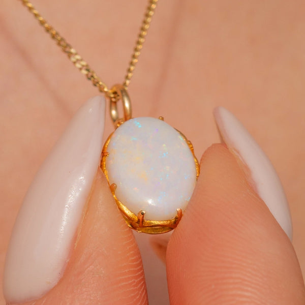 Antique 18ct Gold Opal Charm, 1.50ct – Lillicoco